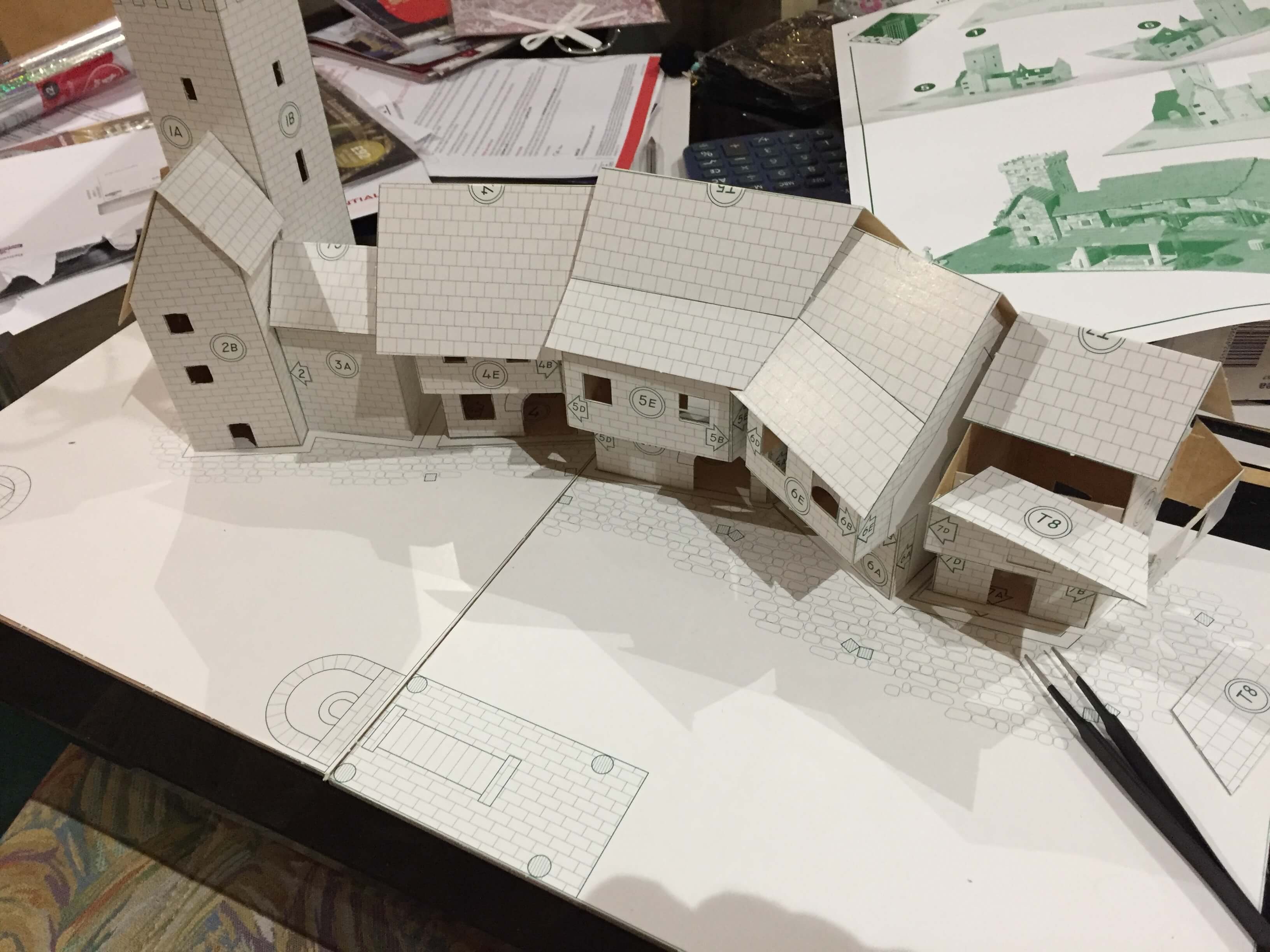 Aedes ars Medieval Village model kit - Keeps you occupied with a real ...